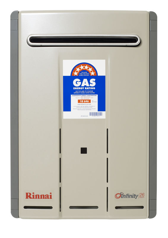 Rinnai Infinity 26 Touch InstantFlow - Hot Water