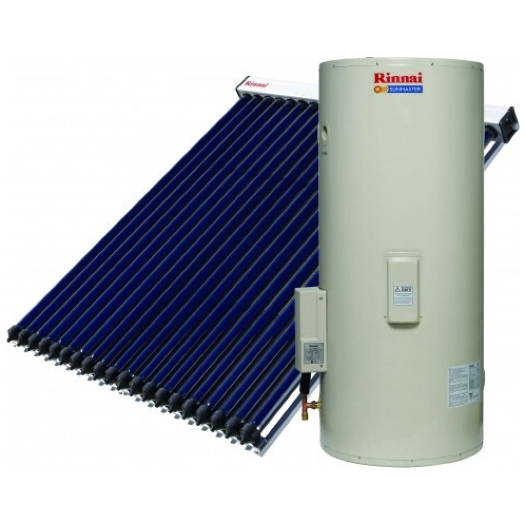 Rinnai Sunmaster Evacuated Tube 250/25T System 57 InstantFlow - Hot Water