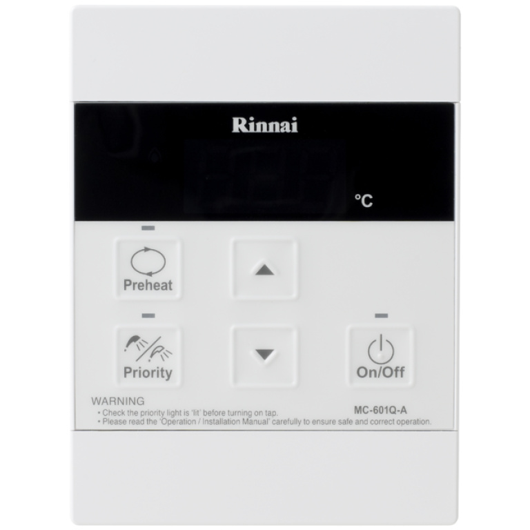 Rinnai Standard Controller MC601QA InstantFlow - Hot Water