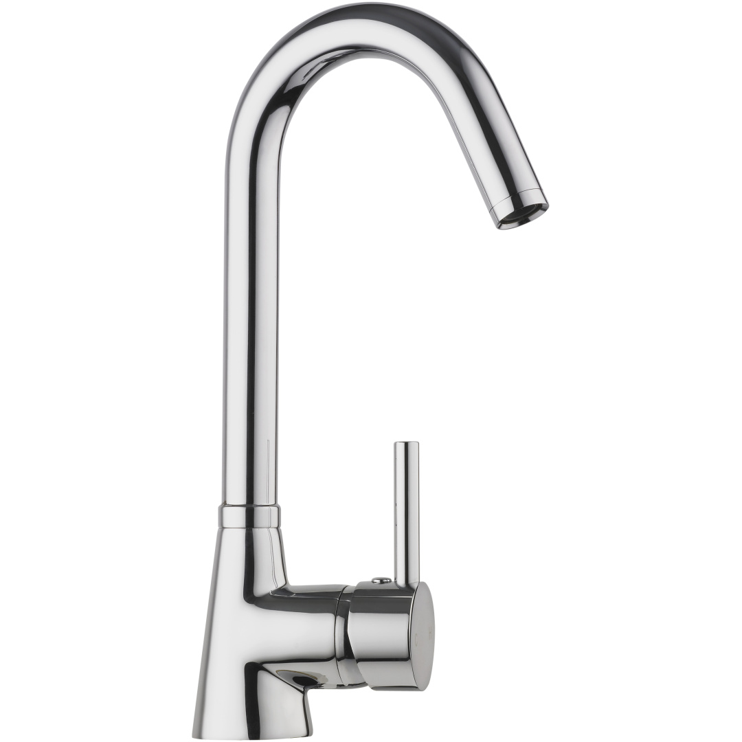 MES-G open vented gooseneck sink mixer InstantFlow - Hot Water