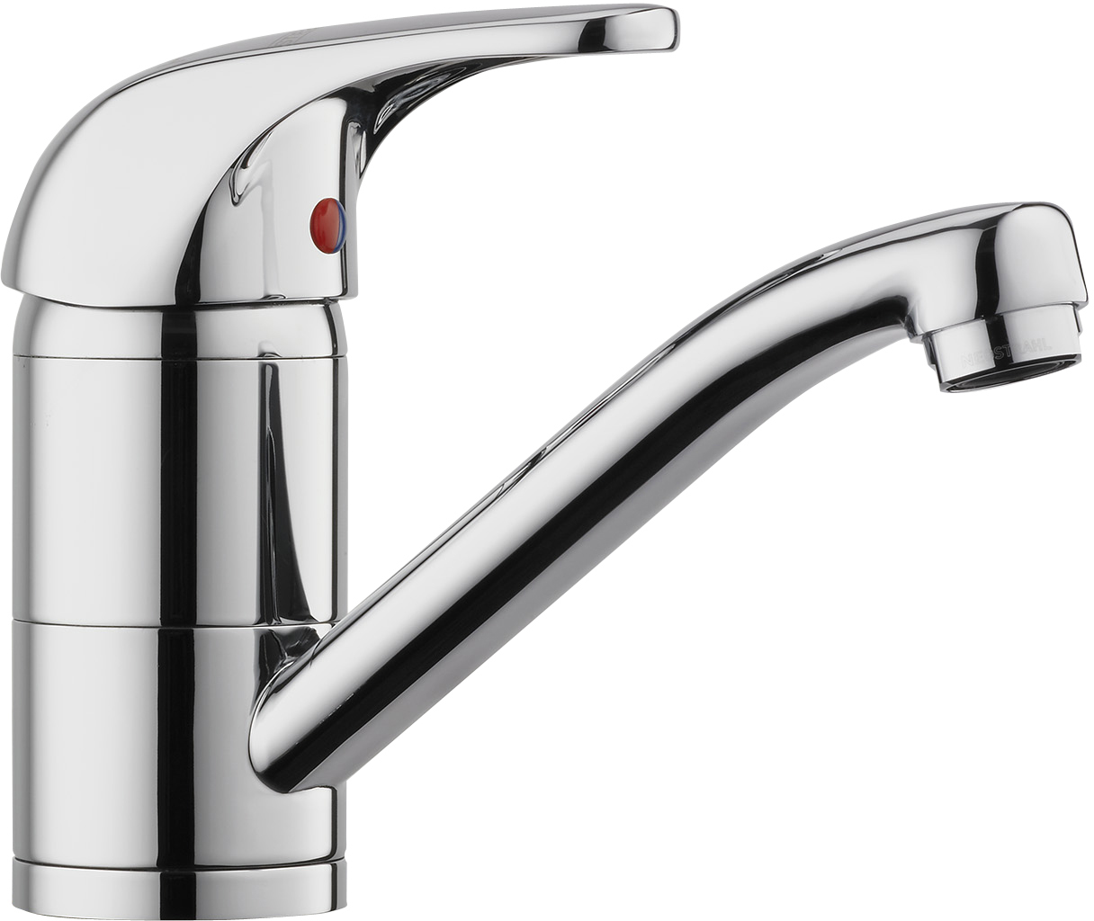 MEW open vented short spout sink mixer - InstantFlow - Hot Water